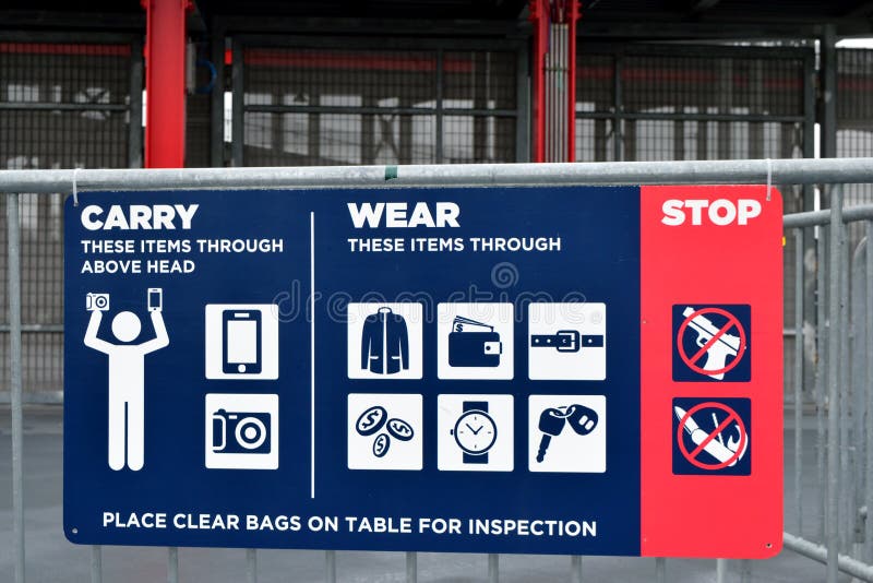 Security check sign stock photo. Image of check, plane - 111254140