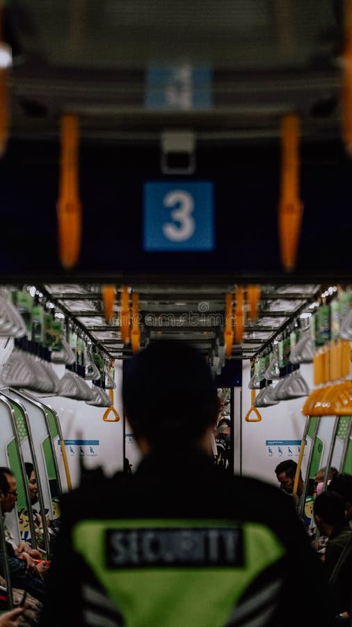 A Security Checking on Passengers on MRT Jakarta Editorial Stock Image ...