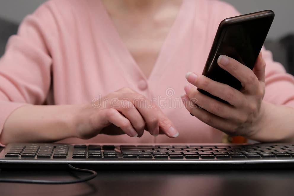 A Security Code To Access Your Data Online. Two-factor Authentication Stock Image - Image of ...