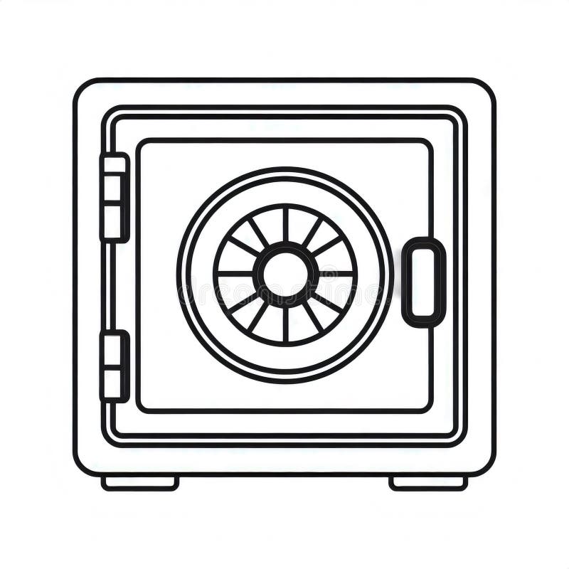 Security Concept Depicting Locked Safe, Representing Protection of ...
