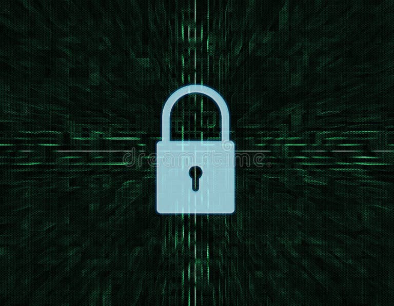 Security concept stock illustration. Illustration of hacker - 30765042