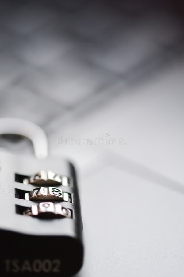 It Security Concept with Lock on Keyboard Stock Photo - Image of attack ...