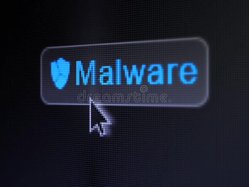 Internet Security and Malware Concept Illustration Stock Illustration ...
