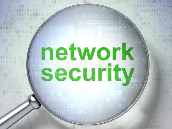 Security Concept: Network Security with Optical Glass Stock ...