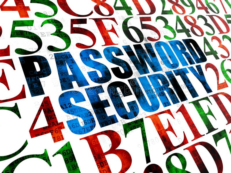 Password on a Digital Screen Stock Photo - Image of tactile, membership ...