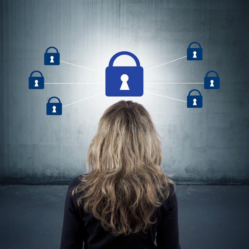 Security Concept Protection Stock Image - Image of server, graphic ...