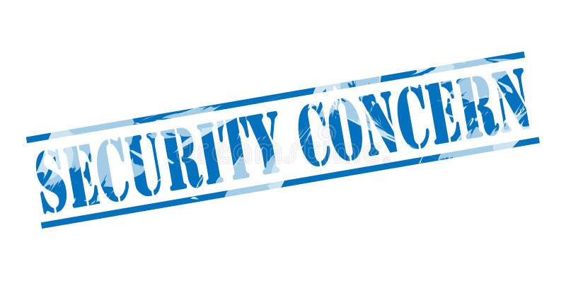 Security Concern Rubber Stamp Stock Illustration - Illustration of ...