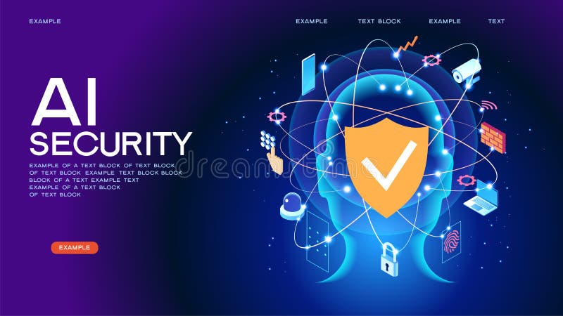 Security Control Concept Banner Stock Vector - Illustration of digital ...