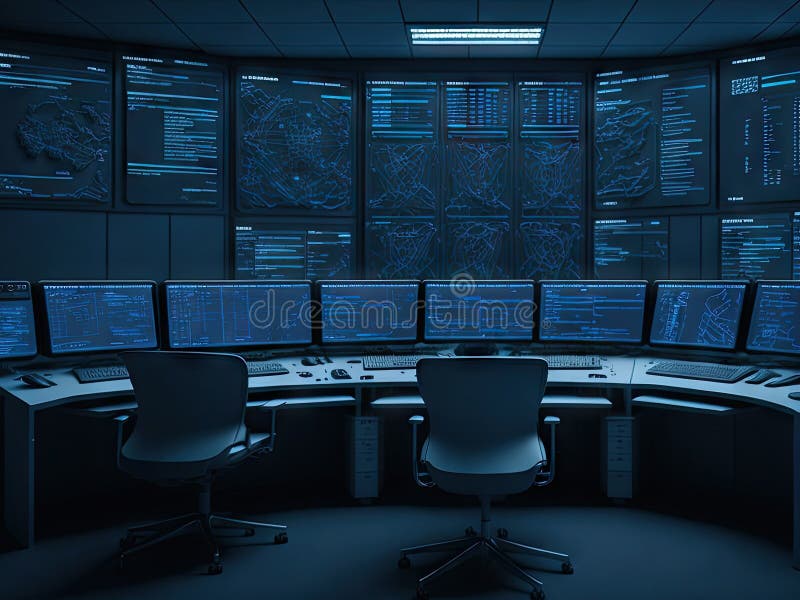 Security Control Room with Multipoke Computer. Ai Generative Stock ... Security Control Room with Multipoke Computer. Ai Generative Stock ...