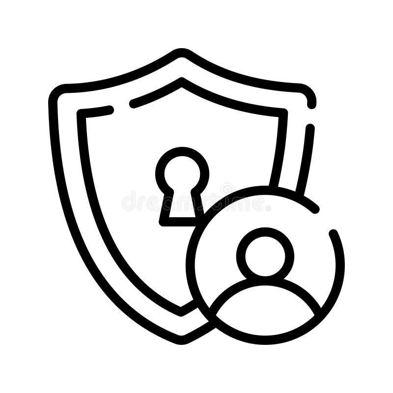 Security Control Symbol, Vector Pictogram Isolated, Security Agency ...