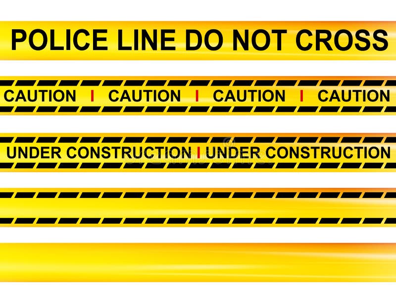 Security cordon stock illustration. Illustration of construction - 9115679