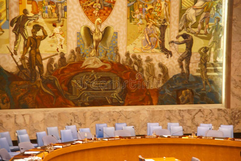 Security Council chamber editorial stock photo. Image of international ...