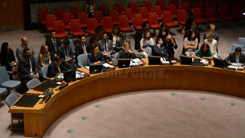 Security Council Chamber United Nations Stock Video - Video of ...