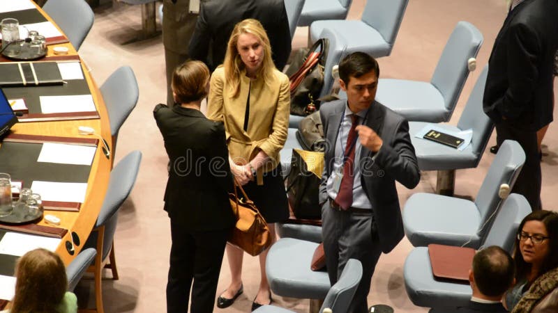 Security Council Chamber United Nations Stock Footage - Video of policy ...