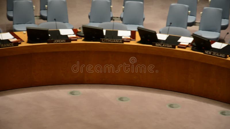 Security Council Chamber United Nations Stock Footage - Video of policy ...