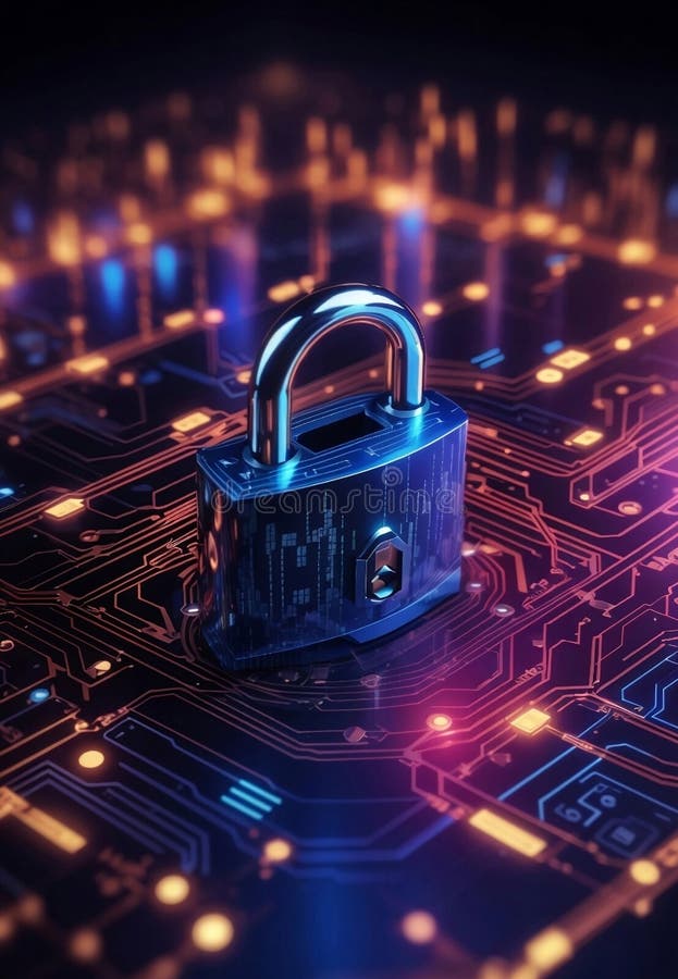 Security and Cyber Security Firewall, Generative AI Illustration Stock ...