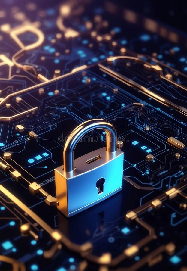 Security and Cyber Security Firewall, Generative AI Illustration Stock ...