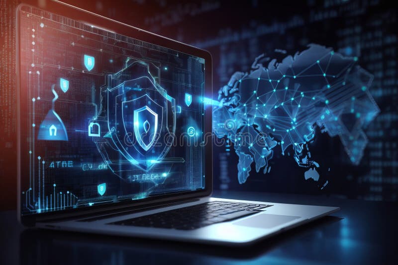 Security Data Protection Business Technology Privacy Concept Stock ...