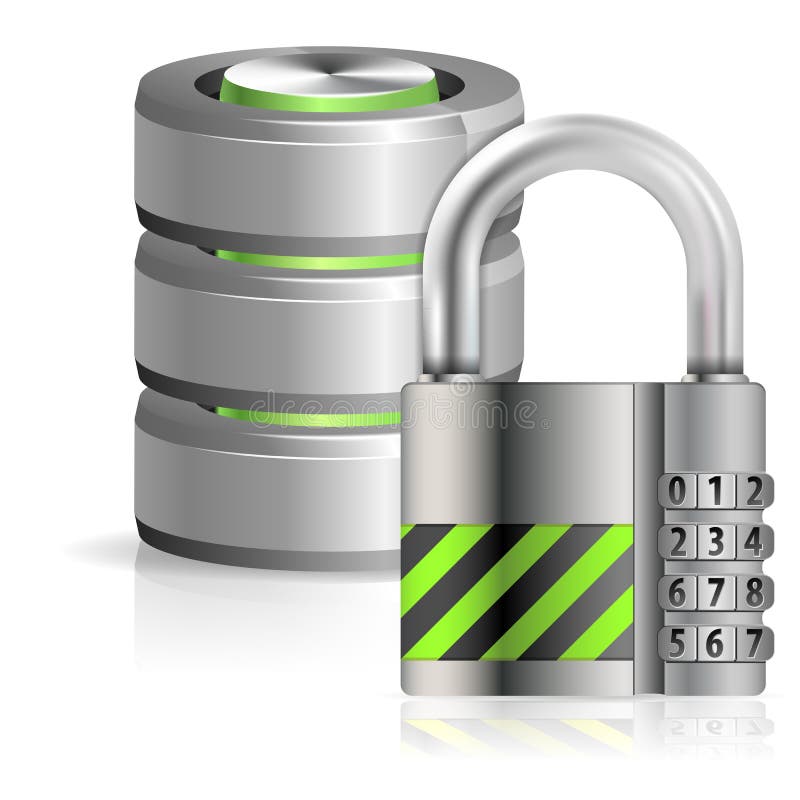 Security Database Concept stock vector. Illustration of internet - 27638935