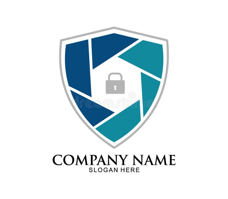 Security and Defense System Icon Vector Logo Design Template Stock ...