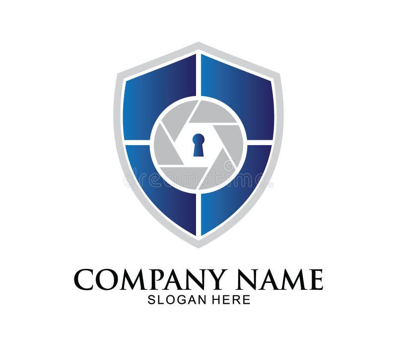 Security and Defense System Icon Vector Logo Design Template Stock ...