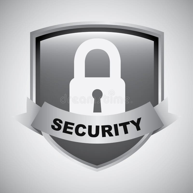 Security design stock vector. Illustration of check, shape - 45104624