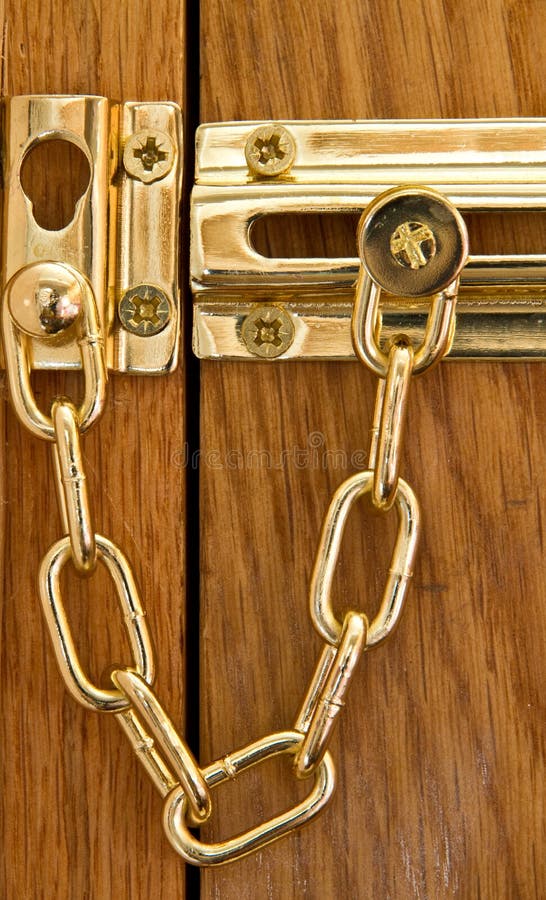 Security Door Chain stock image. Image of safe, chained - 14001295