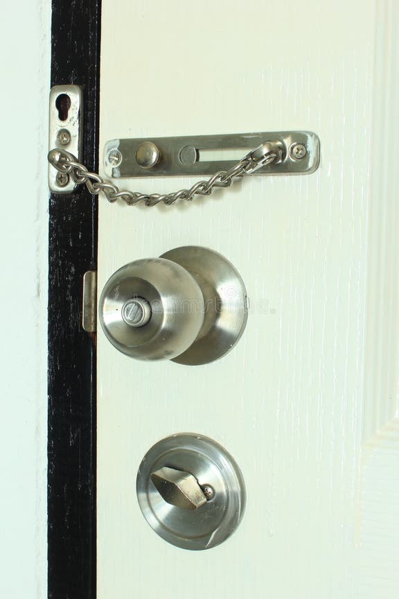Security door locks types stock image. Image of round - 57541201