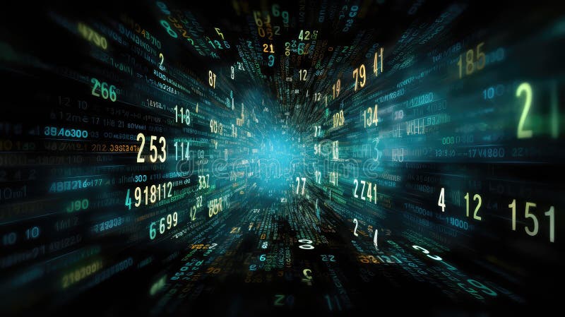 Security encrypted data stock illustration. Illustration of algorithm ...