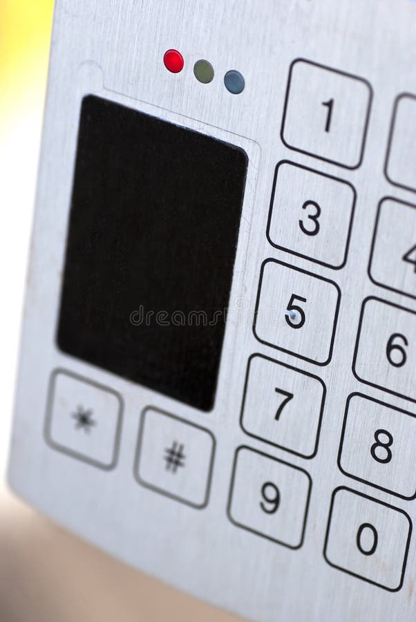 Security Entry Pad stock photo. Image of push, dial, office - 26516802