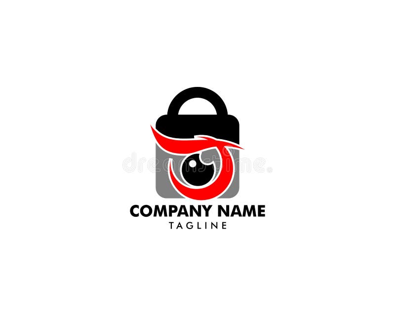 Security Eye Logo Template stock vector. Illustration of lens - 146372701