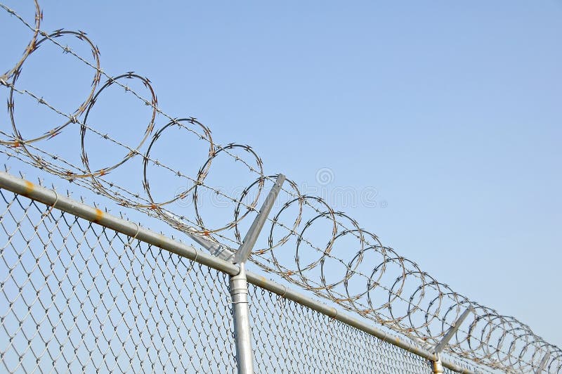 Security Fence stock photo. Image of securement, protect - 1338570