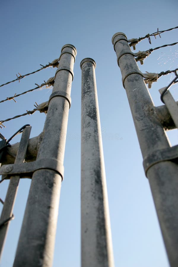 High Security Fence stock photo. Image of fence, current - 9707946