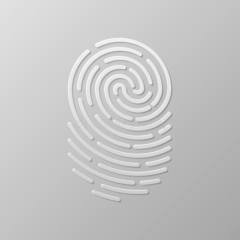 Security Fingerprint Authentication. Finger Identity, Technology ...