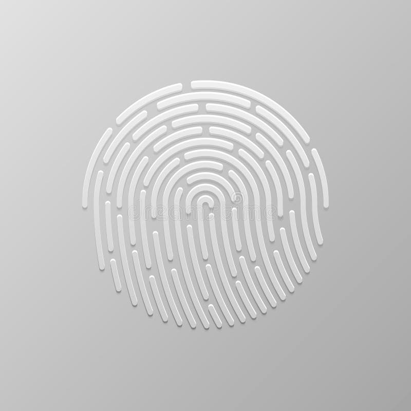 Security Fingerprint Authentication. Finger Identity, Technology ...