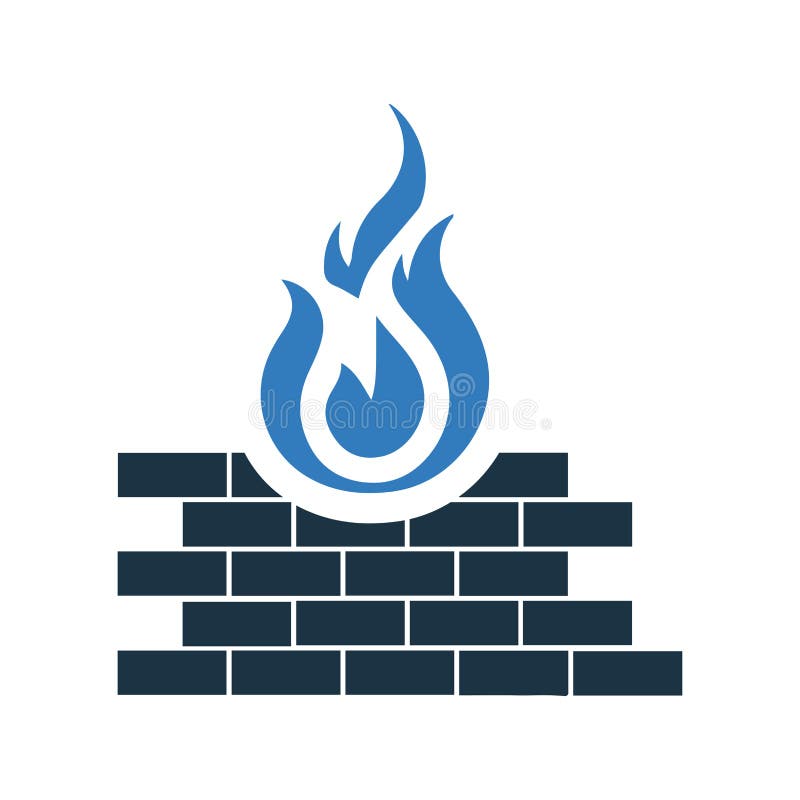 Firewall Icon Design / Gray Vector Stock Vector - Illustration of ...