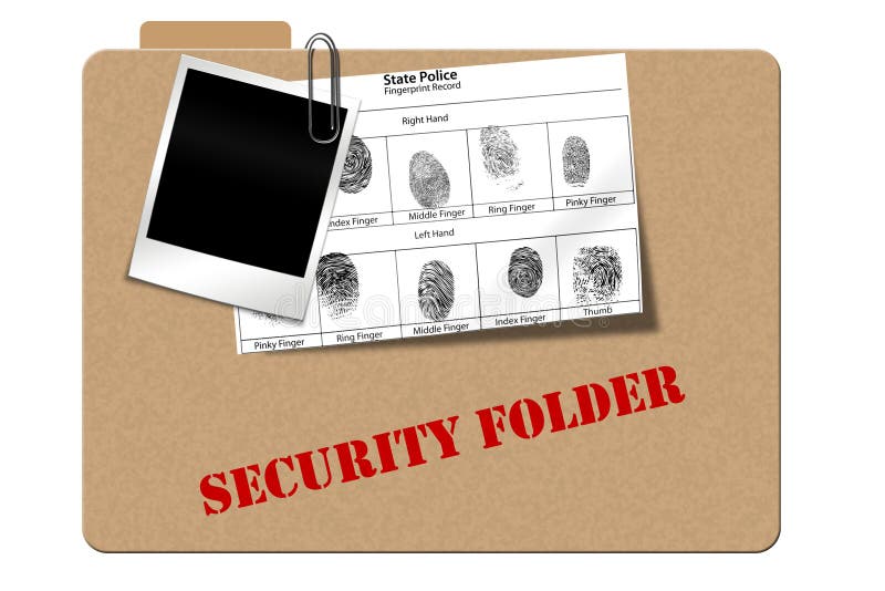Security follder stock illustration. Illustration of challenge - 4162249