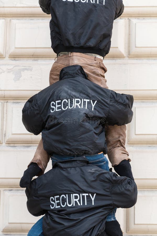 Security Funny Pic stock photo. Image of jacket, guard - 55861330