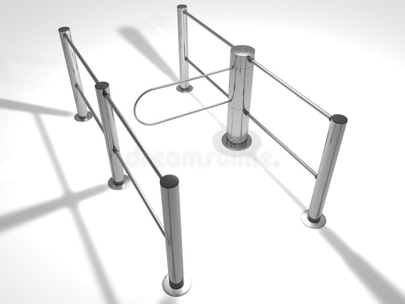 Security gate stock illustration. Illustration of shut - 16201071