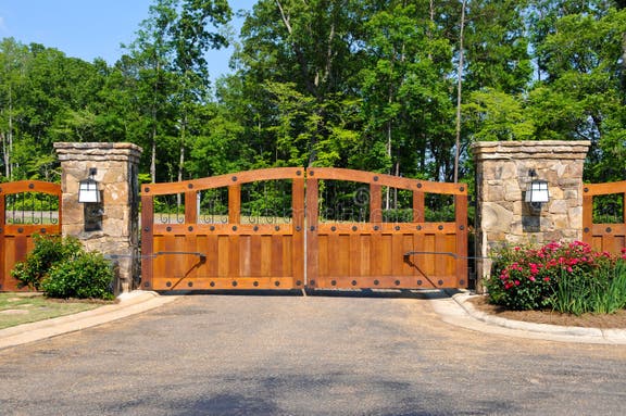 Security Gate stock photo. Image of expensive, house - 25012706