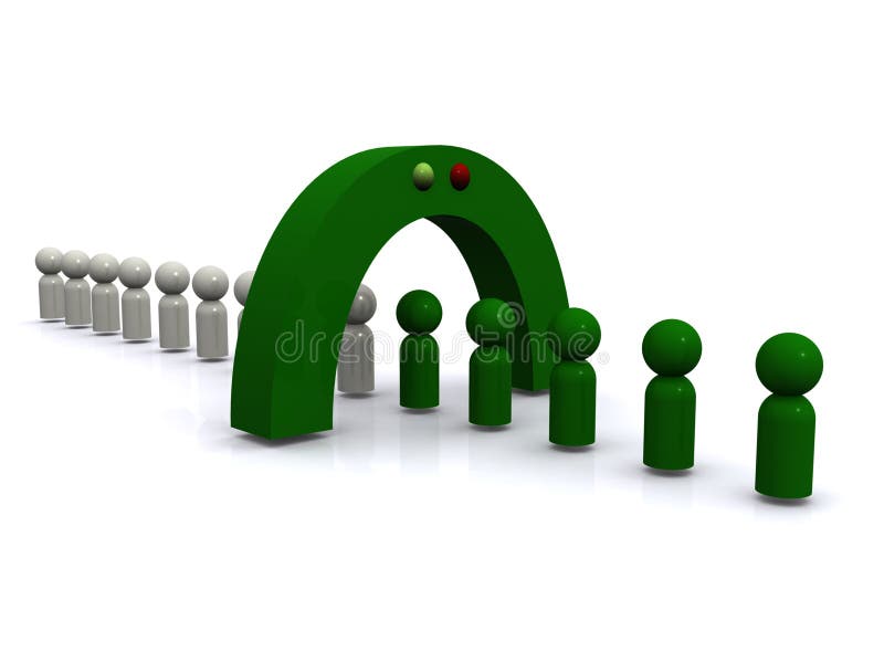 Security gate stock illustration. Illustration of isolated - 28839087