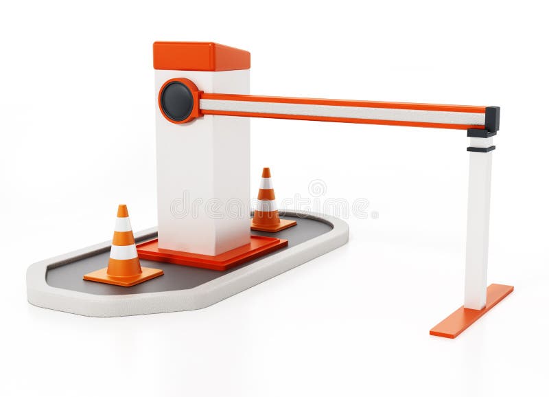 Security Gate Vector. Access Door or Security Scanner Icon Stock Vector ...