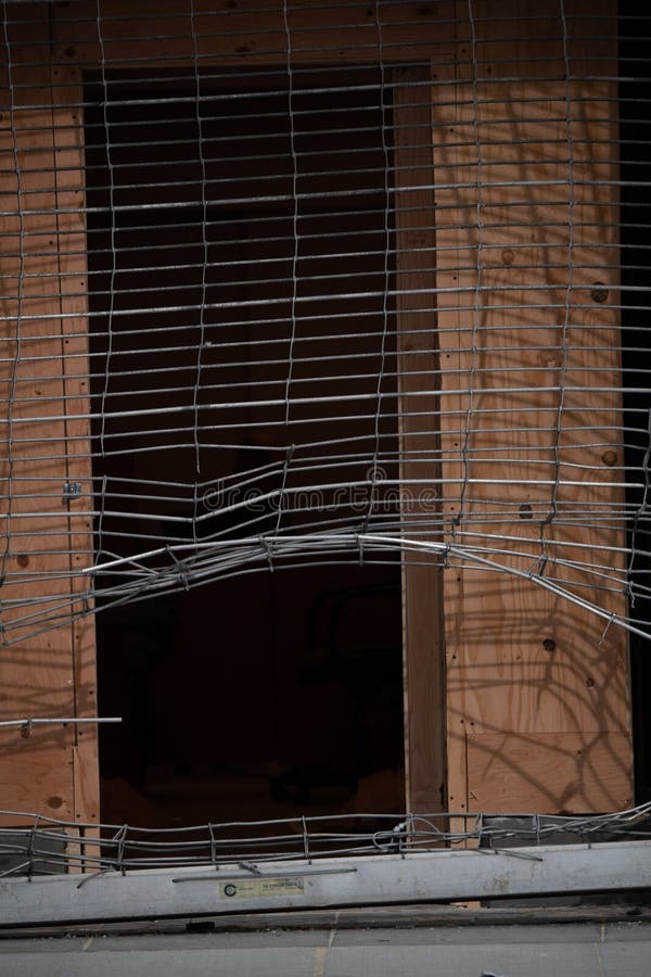 Gate Damaged by the Venetian Waters, Venice, Italy Stock Image - Image ...