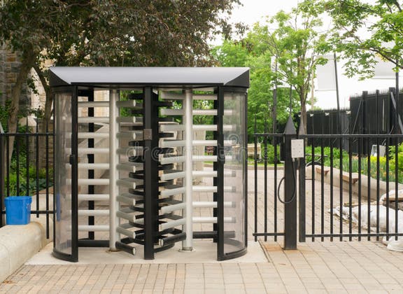 Security Gate stock image. Image of guard, doorway, lock - 34791445