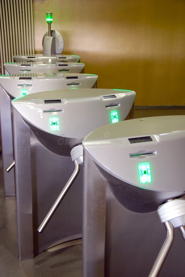 Security gates stock image. Image of safety, football - 150315313