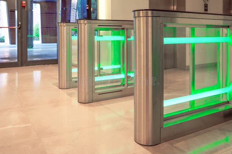 Security Gateway and Electronic Card Reader. Card Checkpoints in the ...