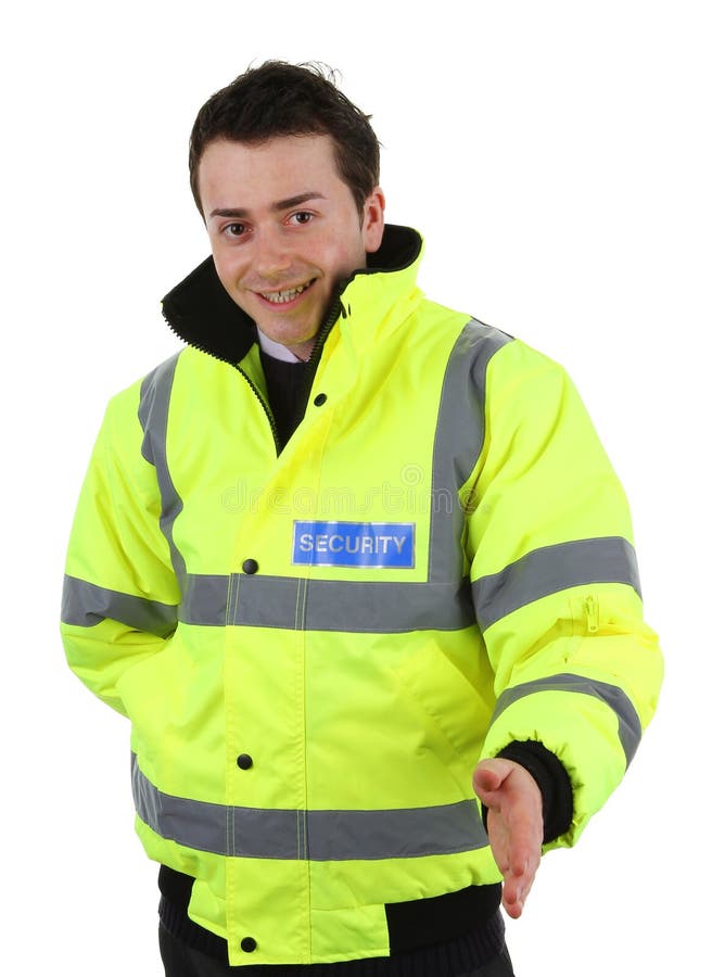 Security guard stock photo. Image of visible, smile, causcasian - 24688110