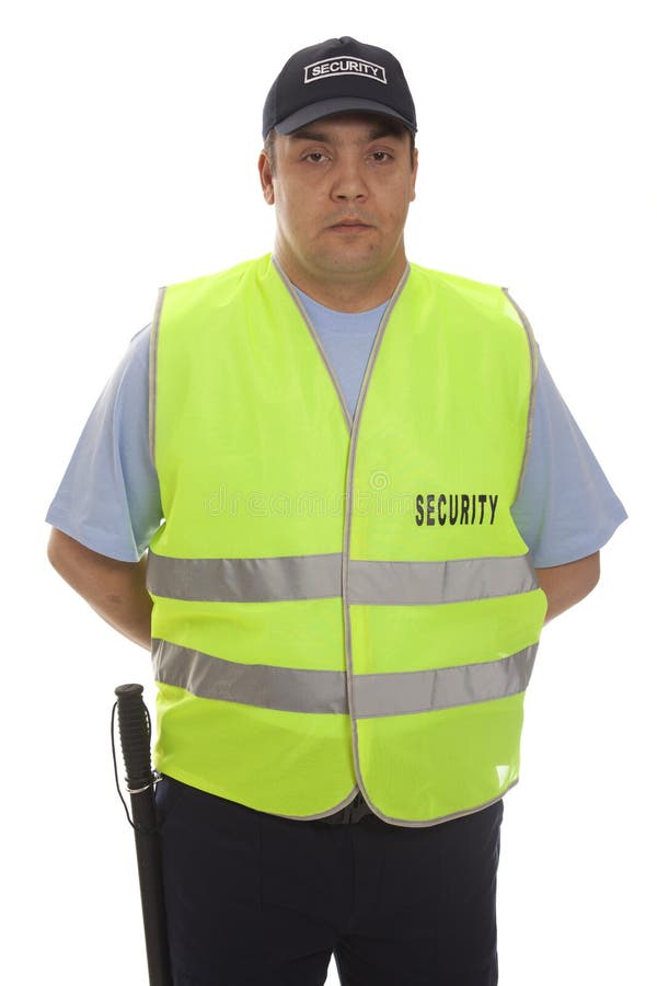 Security guard talking stock image. Image of bald, professional - 24470919
