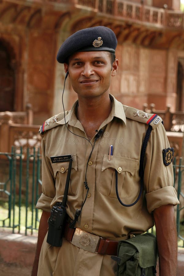 Indian Police Officer Cap