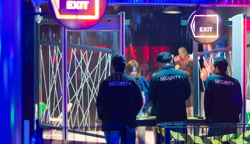 Security Guard Asians in a Nightclub. Editorial Image - Image of ...